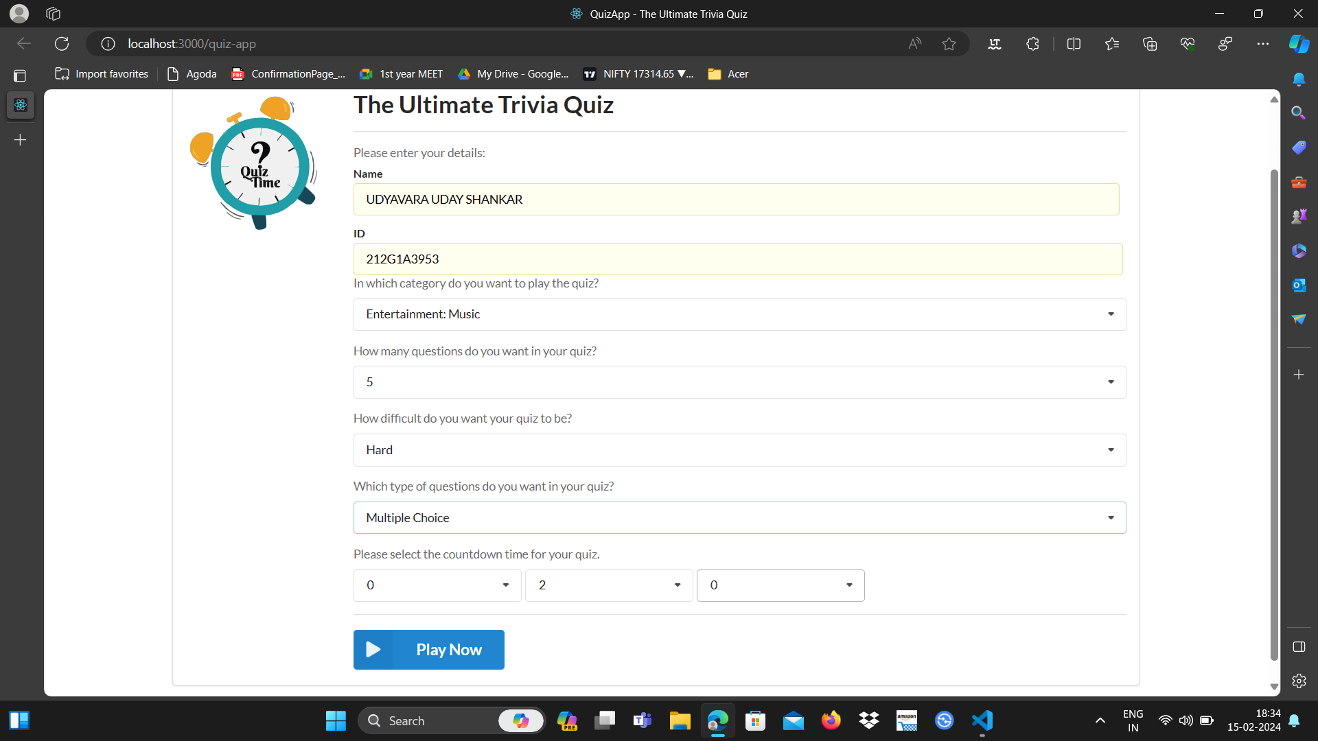 INTELLECT-QUIZ | Quiz app